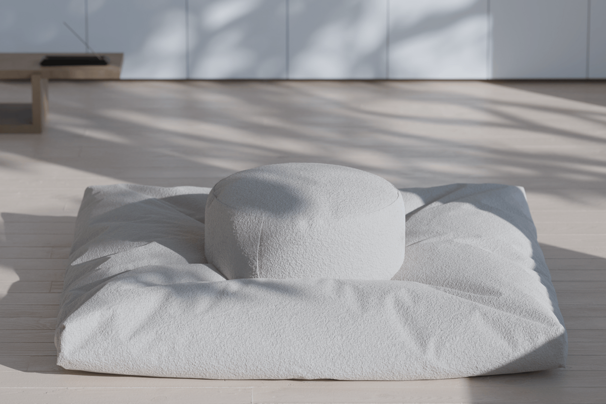 Bouclé Meditation Cushion & Mat Set – Walden